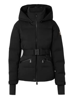 Moncler Tolima Hooded Quilted Down Ski Jacket - Black