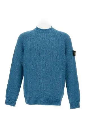 Stone Island Crewneck Sweater - Blue