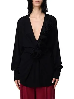 Alberta Ferretti Solid Top - Black
