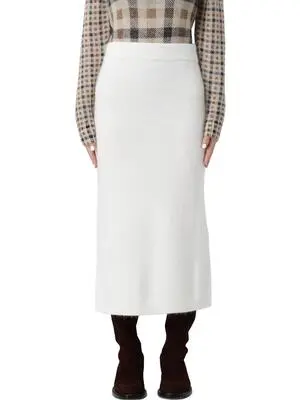 TWINSET Midi Skirt - White