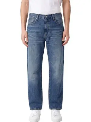 Carhartt Work In Progress Carhartt WIP Landon Straight Leg Jeans In Cotton Denim Navy