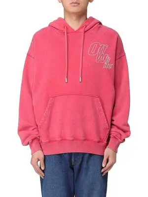 Off-White Fleece Back Sweatshirt - Multicolor