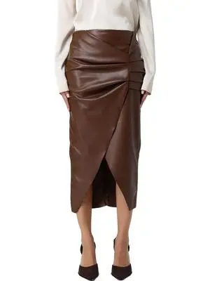 HANITA Wrap Skirt - Leather