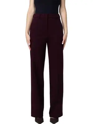 HANITA Straight Leg Trousers - Wine