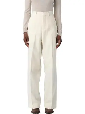 Ami Wide Leg Trousers White