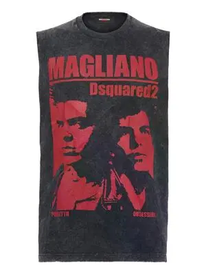 Dsquared2 X Magliano Rock Sleeveless T-shirt - Grey