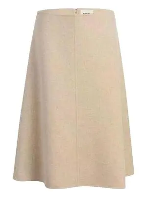 Khaite A-line Skirt - Neutrals