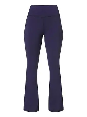 Sweaty Betty Ultimate Studio 30-inch Flare Yoga Trousers - Midnight Navy Blue