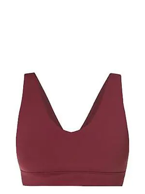 Sweaty Betty Ultimate Studio Voop Performance Bra - Garnet Red