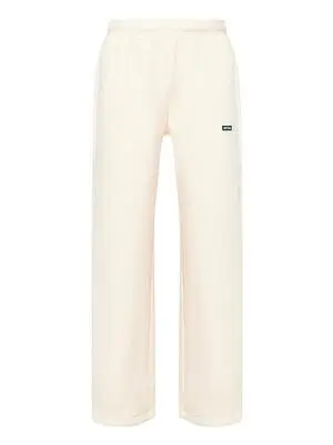 RU & ROCKA Core Straight-leg Cotton-jersey Jogging Bottoms - Butter Cream