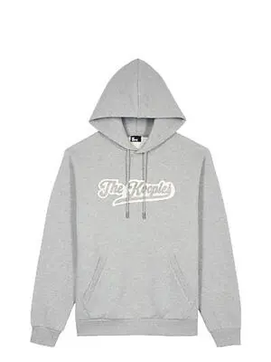 The Kooples Relaxed-fit Cotton-jersey Hoody - Grey Melange
