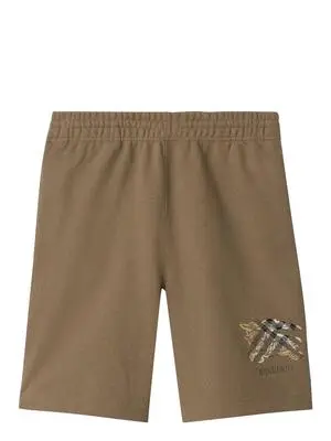 Burberry Elastic Waist Shorts - Brown