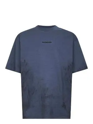 Balenciaga Medium Fit T-shirt - Blue