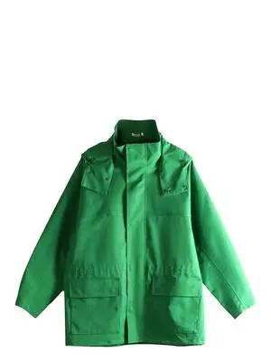 Auralee High-density Bonded Cotton Gabardine Blouson Jacket - Green