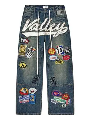 VALE FOREVER 1980s Carpenter Jeans - Blue