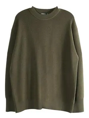 MARGARET HOWELL Fine Rib Crewneck - Tan