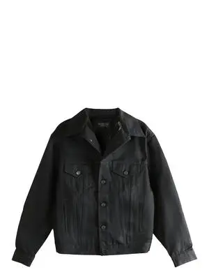Balenciaga Standing Collar Jacket - Black