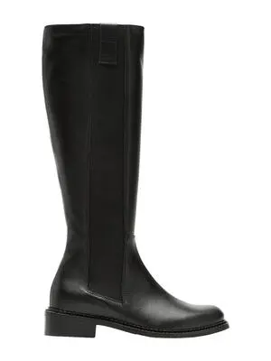 La Canadienne Story Leather Knee-high Boots - Black