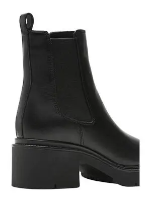 La Canadienne Axton Leather Chelsea Booties - Black