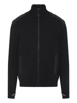 Moncler Virgin Wool Cardigan - Black