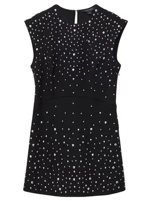 ALLSAINTS Tamara Embellished Mini Dress - Black