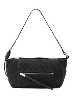 ALLSAINTS Vega Leather Shoulder Bag - Meteorite Grey