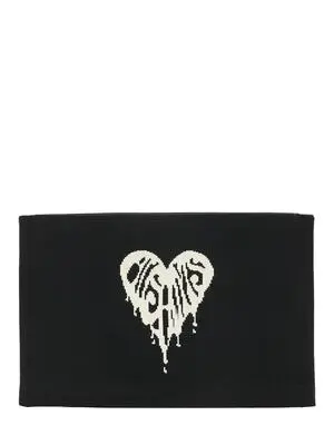 ALLSAINTS Izzy Heart Clutch - Black