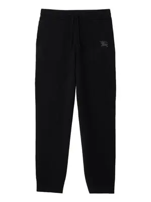 Burberry Wool Blend Track Pants - Black