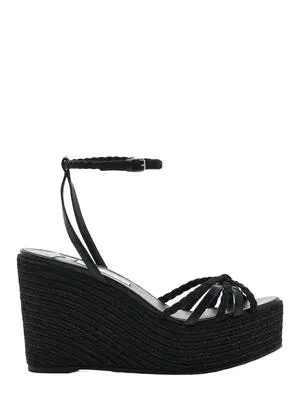 JIMMY CHOO Dree Platform Wedge Sandals Black