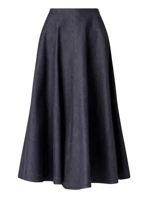 ALTUZARRA Varda Denim Midi Skirt