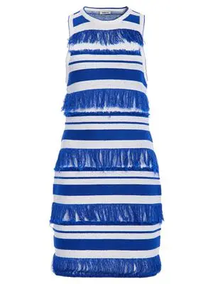 Simkhai Elly Textured Knit Mini Dress - Blue