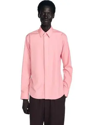 Sandro Plain Shirt - Baby Pink