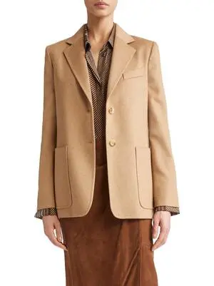 Max Mara Belluno Hair Blazer - Camel