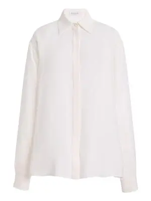 MICHAEL KORS Silk-Georgette Button-Down Shirt