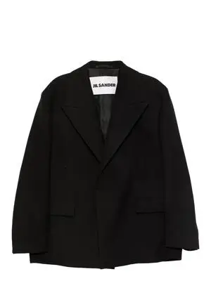 JIL SANDER Single-breasted Blazer - Black