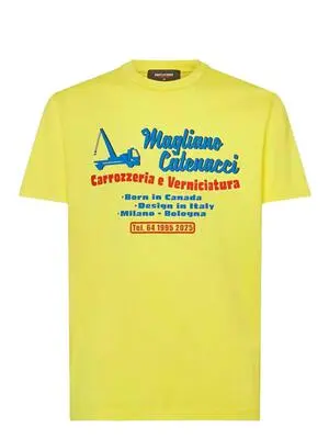 Dsquared2 X Magliano Printed T-shirt - Yellow