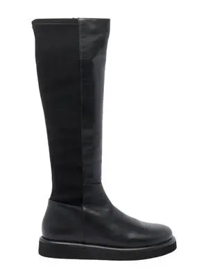 PALOMA BARCELO Platform Over-the-knee Boots - Black