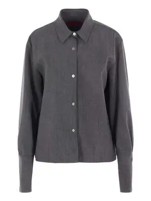 THELATEST Button-down Shirt - Grey