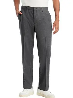 Vince Drawstring Performance Wool Trousers - Grey