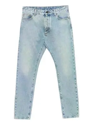 Palm Angels Logo-print Jeans - Blue