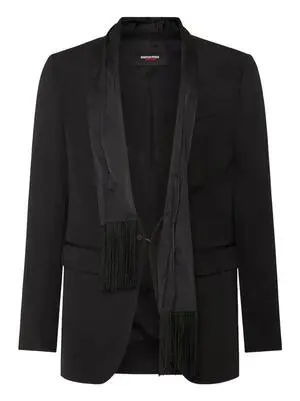 Dsquared2 Attached-scarf Blazer - Black