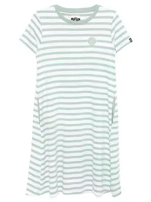 SPORT B. BY AGNÈS B. Logo Striped Dress - Green