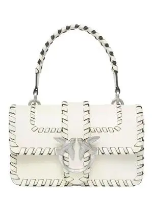 Pinko Mini Love Tote - White
