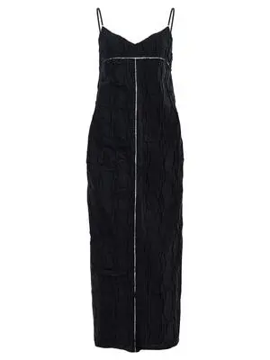 Simkhai Leah Cotton-blend Midi Dress - Black