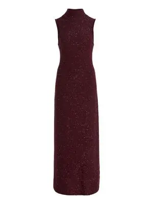 Altuzarra Marian Knit Maxi Dress - Burgundy