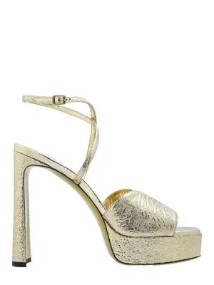 JIMMY CHOO Karli Platform Sandals - Gold