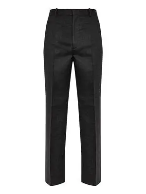 Bottega Veneta Cashmere Pleated Trousers - Grey