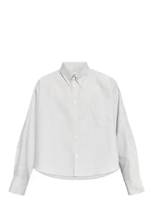 Ami Shirt With Striped Pattern - White