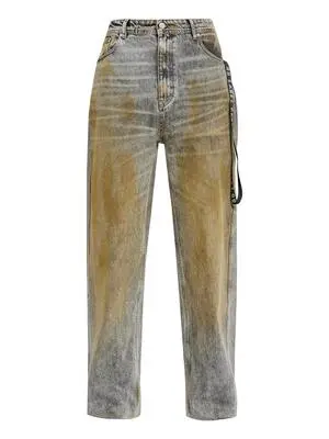 44 LABEL GROUP Straight-leg Non-stretch Denim Jeans - Grey