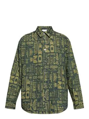 Off-White Denim Shirt - Green